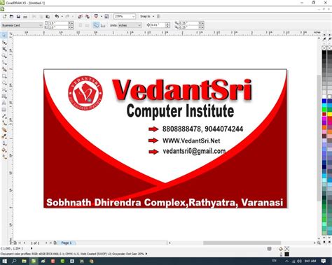 Visiting Card Design In CorelDraw Easy Method Complete Steps