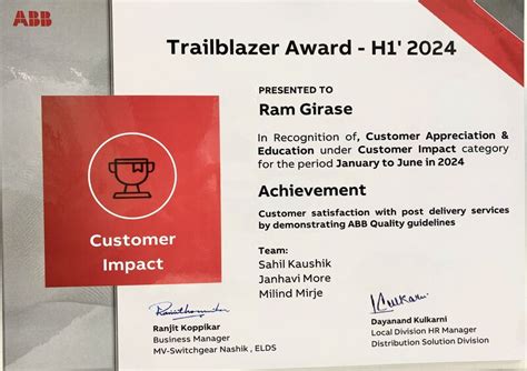 ram girase on linkedin trailblazeraward achievement grateful abb