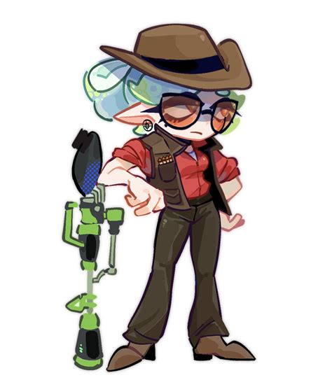 Marie Sniper And Red Sniper Splatoon And 1 More Drawn By Almonthic