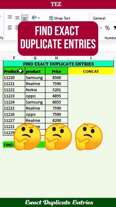 Duplicate In Excel 😱🔥 Excel For Fresher Excel Exceltricks Data