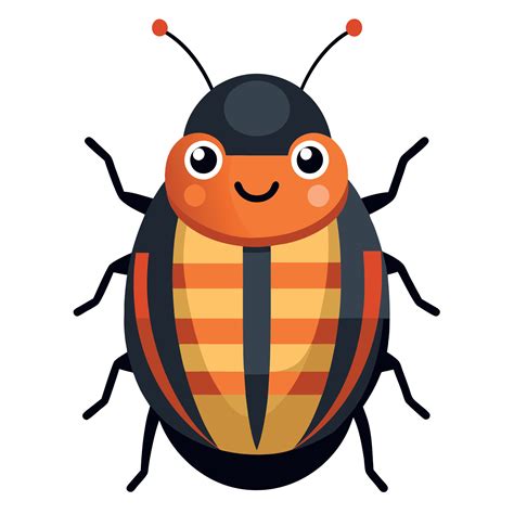 Cigarette Beetle Bug Reading Kawaii 48575475 Vector Art At Vecteezy