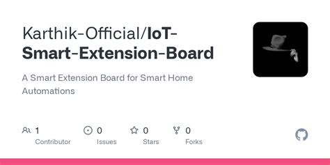 Github Karthik Official Iot Smart Extension Board A Smart Extension Board For Smart Home