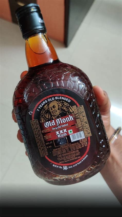 Old Monk Alcohol Percene In West Bengal
