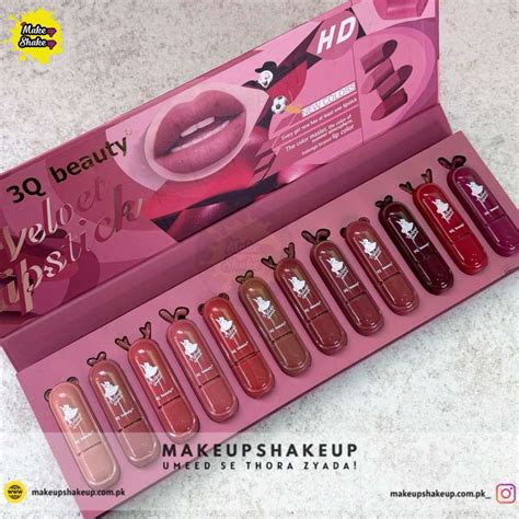 3Q Beauty Velvet Lipsticks Set of 12 Colors - Makeup Shakeup (Pvt) Ltd
