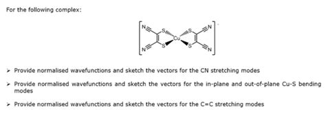 Solved For The Following Complex Provide Normalised