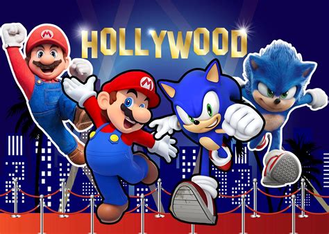 Mario And Sonic Hollywood By Gabrielmarioandsonic On Deviantart