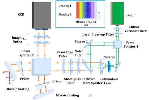 A Schematic Of Spatial Heterodyne Raman Spectrometer Layout B