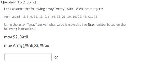 Solved Question Point Let S Assume The Following Chegg
