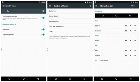 How To Enable Navbar Tuner And Night Mode On Android 7 0 Nougat Dory Labs