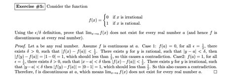Solved Exercise Consider The Function F X If X Is Chegg Com