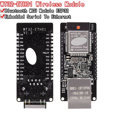 Wt32 Eth01 Embedded Serial Port Networking Ethernet Bluetooth