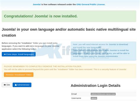 Easily Install Joomla On Ubuntu Ubuntu Kifarunix Com