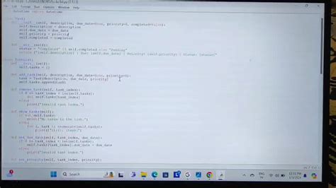 completed task 1 of to do list application using python ram esh