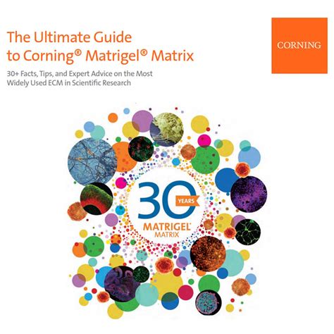 Matrigel Matrix Extracellular Matrix Corning