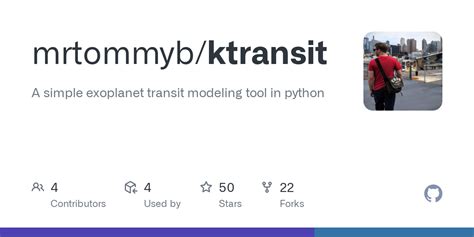 Github Mrtommybktransit A Simple Exoplanet Transit Modeling Tool In