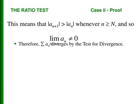 Ppt 11 6 Absolute Convergence And The Ratio And Root Tests Powerpoint Presentation Id 6530459
