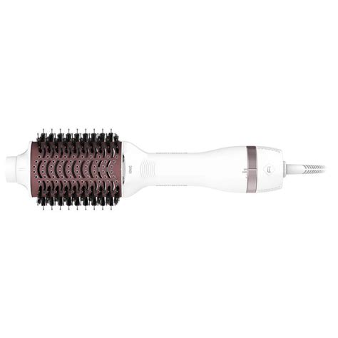 Фен-щетка для волос Rowenta OVAL CF6135F0, белый, медь - купить по ...