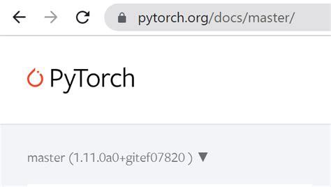 The Master Doc On Pytorch Org Is Stuck On The 12 3 21 Version Issue 70211 Pytorch Pytorch