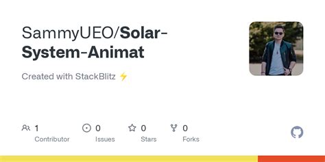 Github Sammyueo Solar System Animat Created With Stackblitz
