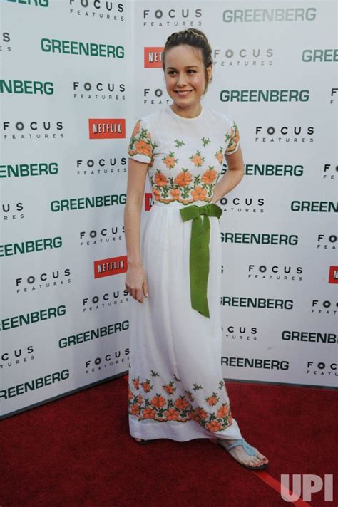 Photo Brie Larson Attends The Greenberg Premiere In Los Angeles Lap2010031817