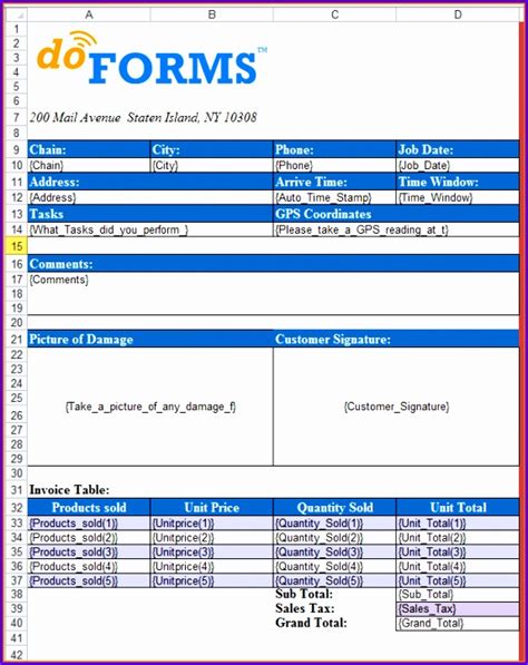 Excel Forms Templates Excel Templates