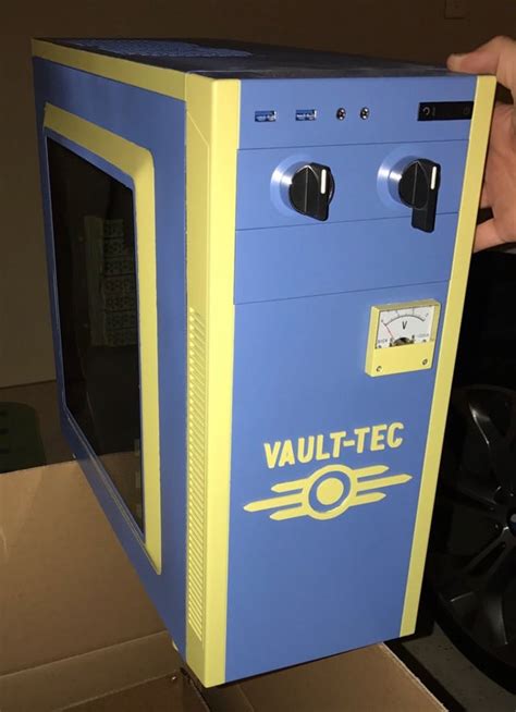 Custom Vault Tec Themed Pc Case Gaming
