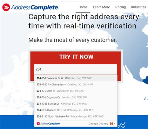 How To Integrate With Canada Post Addresscomplete Api