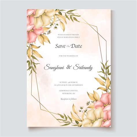 Bruiloft Uitnodiging Template Vectors Download Gratis Hoogwaardige Vectors Van Freepik Freepik