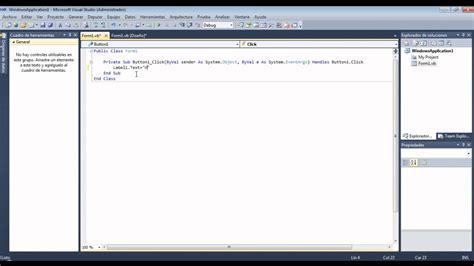 Cap Primeros Pasos En Visual Basic NET YouTube