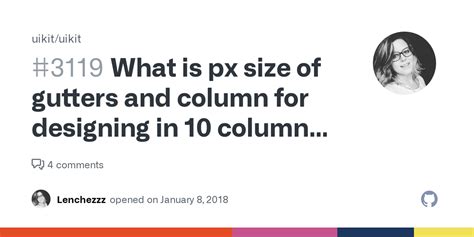 what is px size of gutters and column for designing in 10 columns grid