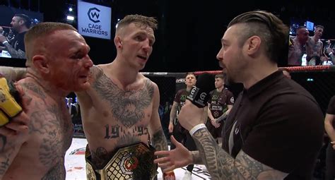 Rhys Mckee Unifies 170lbs Cage Warriors Division After 3arena Win Over Jimmy Wallhead As Ufc