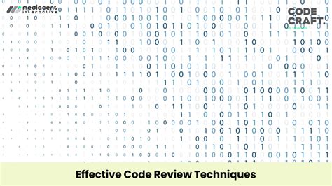 Effective Code Review Techniques