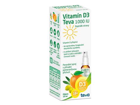 Teva Vitamin D3 1000 Iu Spray 10 Ml My Dr Xm