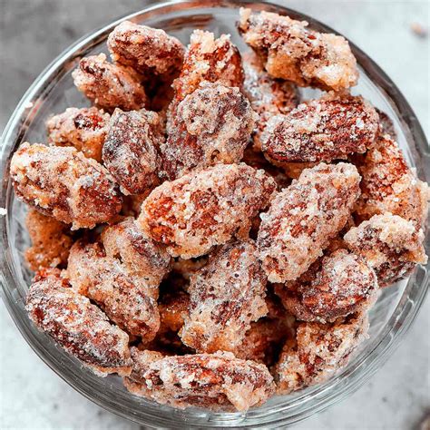 Candied Almonds Baked Candy Coated Almonds