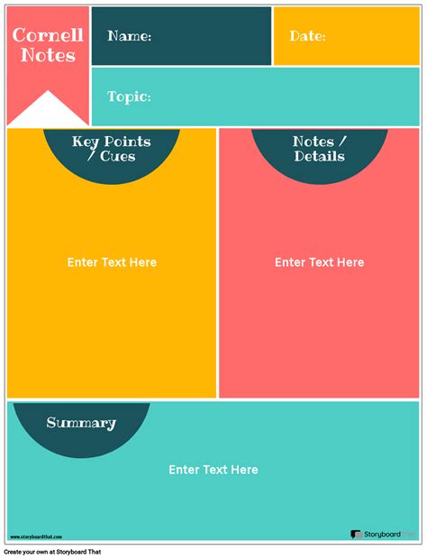 Cornell Notes Portré Color 7 Storyboard Por Hu Examples