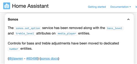 Sonos Integration To Support Sub On Off Feature Requests Home Assistant Community