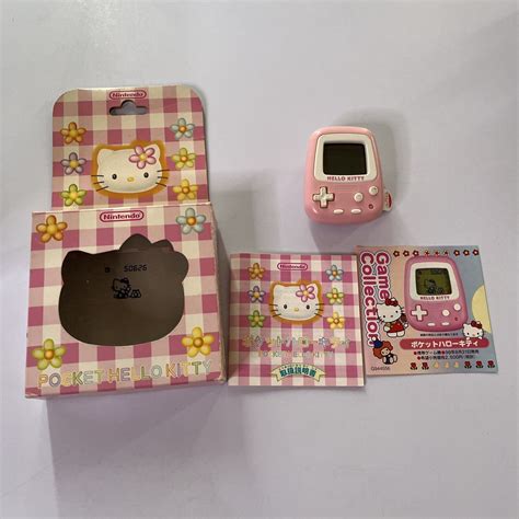 Official Nintendo Pocket Hello Kitty Tamagotchi Pedometer 1998 Never U