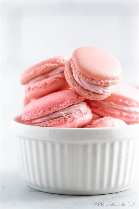 Raspberry Macaron Recipe Raspberry Macaron Filing April Golightly