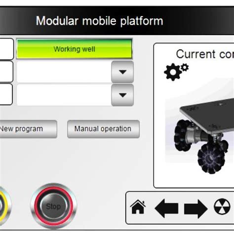 HMI Interface Made In Codesys Main Menu Mobile Platform Download Scientific Diagram
