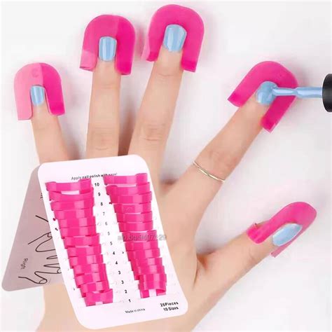 Протектори за предпазване на пръстите от лак 10 размера 26 броя Други Добрич Спомага