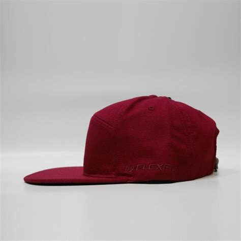 Canvas 5 Panel Red Stitchworx Embroidery And Printing