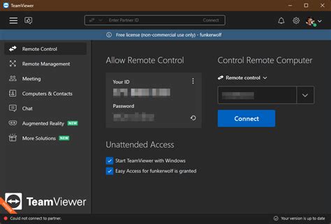 Could Not Connect To Partner Teamviewer Support