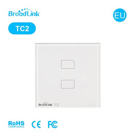 2018 broadlink tc2 eu standard 433mhz smart home rf touch light