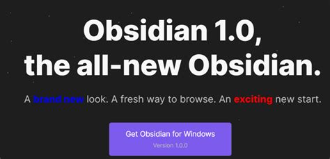 Obsidian 10里程碑版本还是来了 知乎