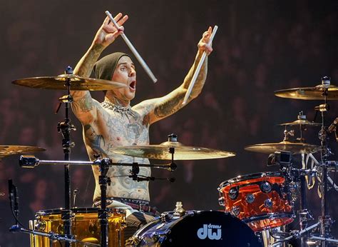 Travis Barker Biography Blink 182 2008 Plane Crash Marriage To Kourtney Kardashian And Facts