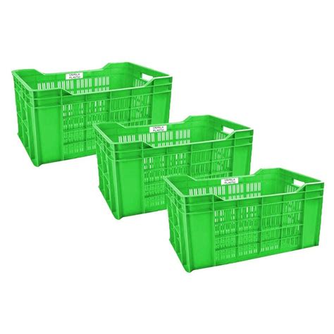 Green Plastic Vegetable Crate At ₹ 500 In Hyderabad Id 25275919433