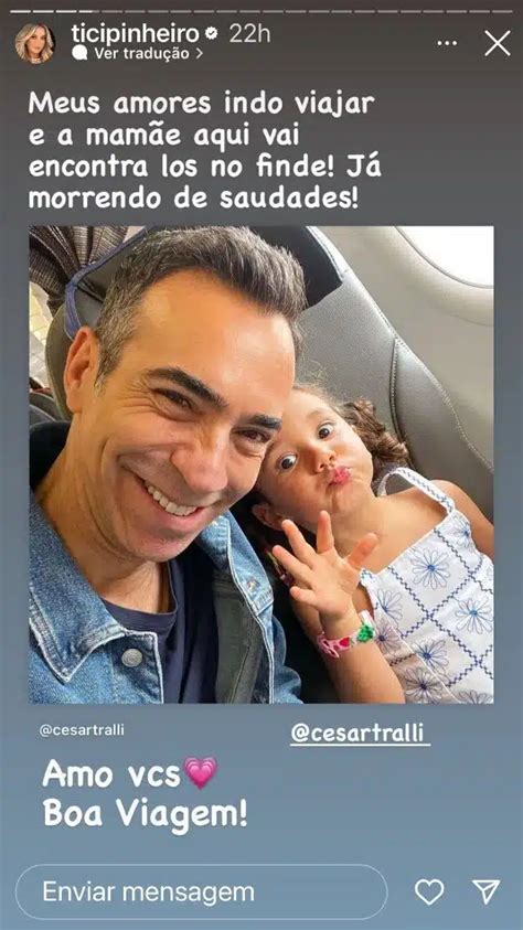 Tralli Mostra Viagem Com Filha Sem Ticiane Pinheiro E Ela Explica