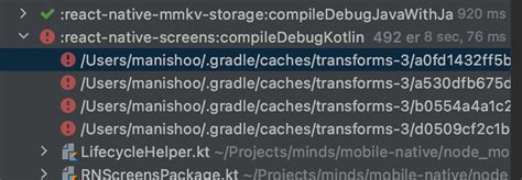 Module Was Compiled With An Incompatible Version Of Kotlin Software Mansion React Native