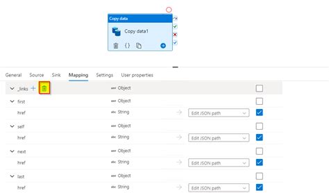 getting data from rest api in synapse with pagination rules giving