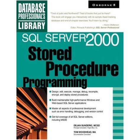 خرید و قیمت دانلود کتاب Sql Server 2000 Stored Procedure Programming ترب